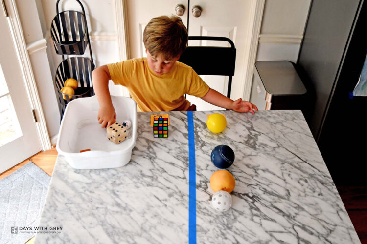 Sorting by Shapes - Preschool Math Activity - Days With Grey