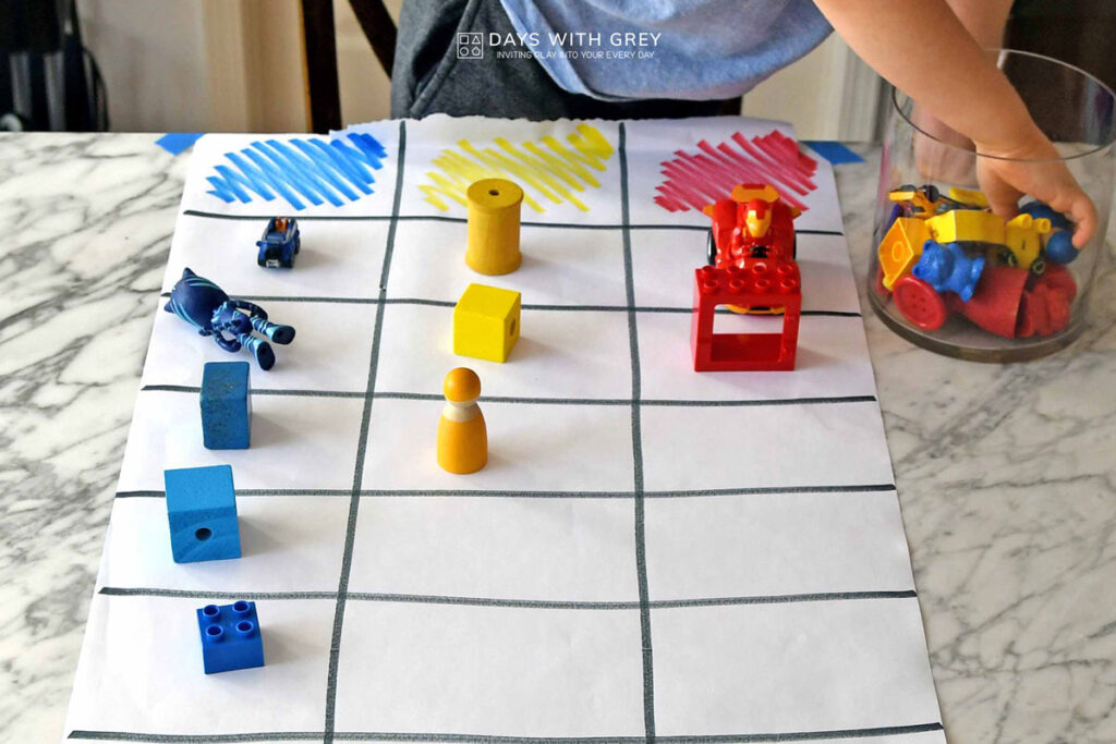 Preschool Toy Graph - Days With Grey