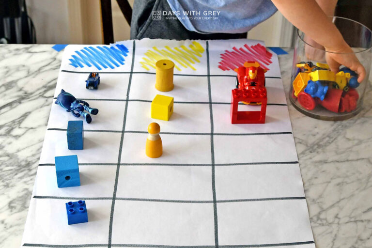 Preschool Toy Graph - Days With Grey