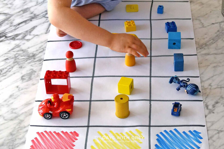 Preschool Toy Graph - Days With Grey