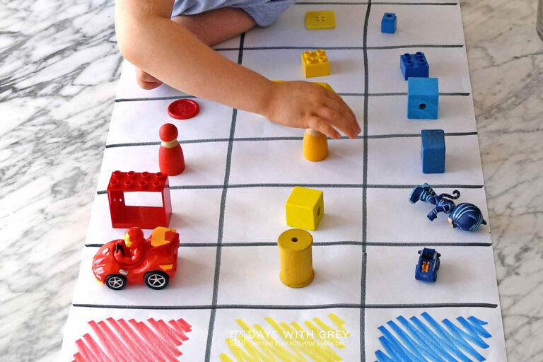 Preschool Toy Graph - Days With Grey