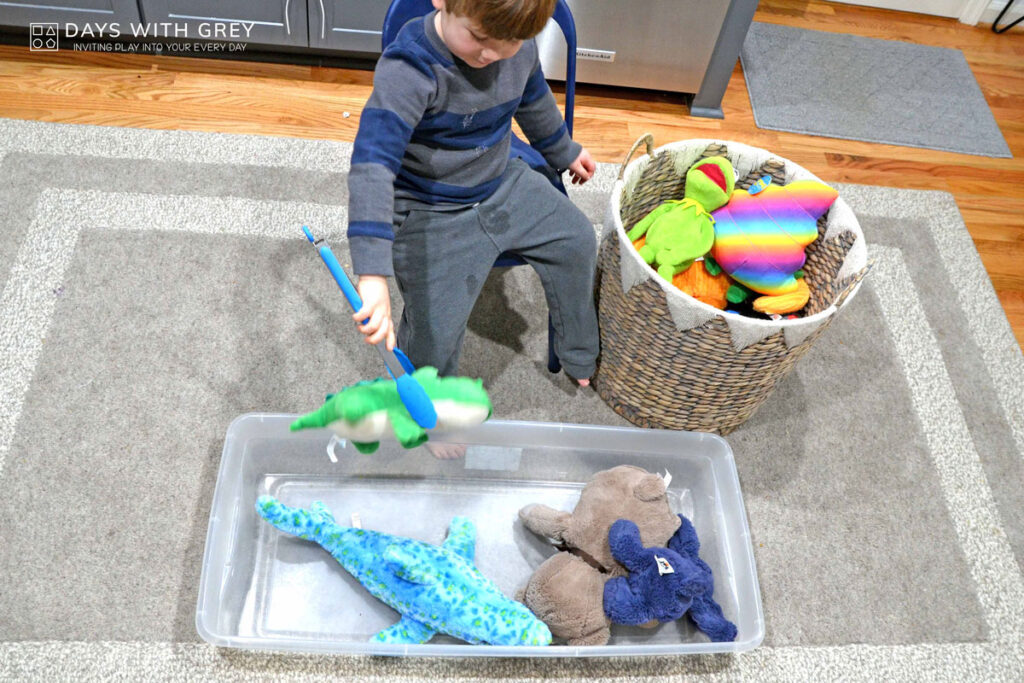 The Claw; An Indoor Game for Preschoolers - Days With Grey