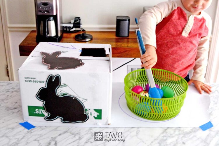 Egg Grab; a Fine Motor Easter Activity - Days With Grey