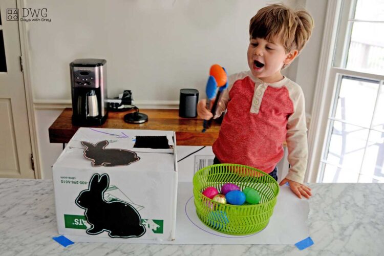 Egg Grab; a Fine Motor Easter Activity - Days With Grey