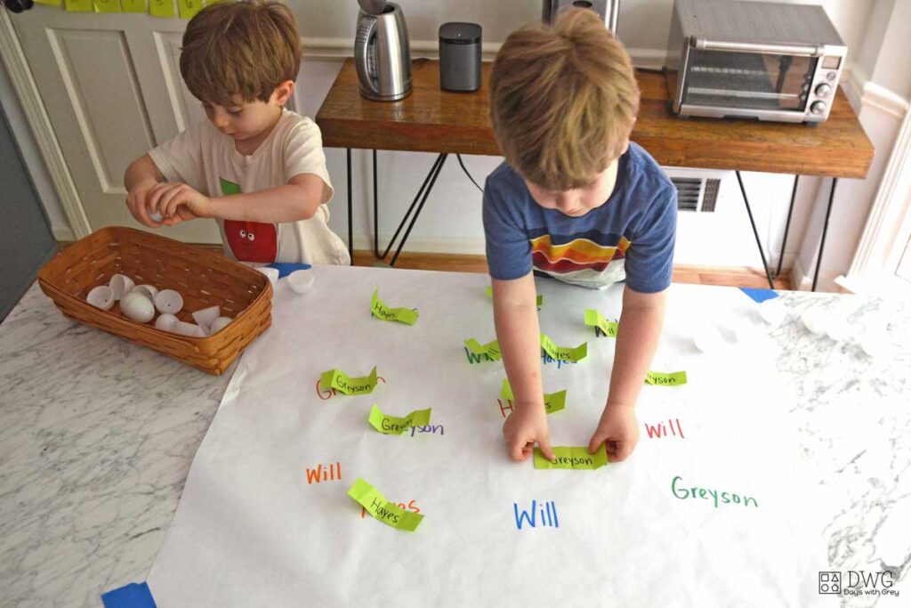 Indoor Easter Preschool Activity - Days With Grey