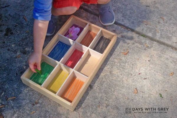 Toddler Outdoor Color Hunt - Days With Grey