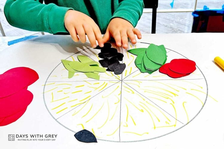 Preschool Pizza Decorating Activity - Days With Grey