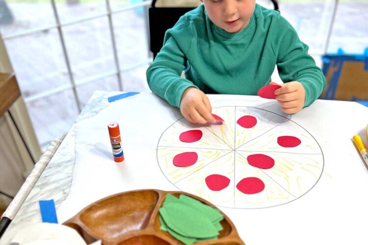 Preschool Pizza Decorating Activity - Days With Grey