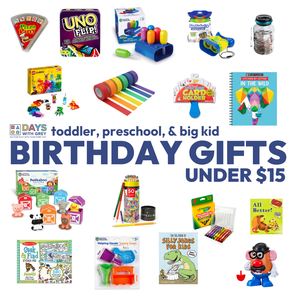 Birthday Activities - Days With Grey