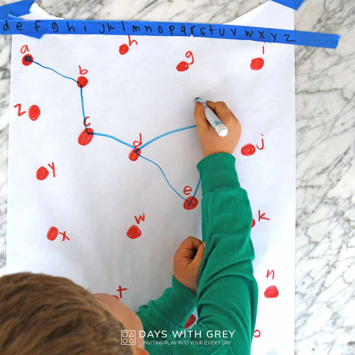 10 Letter Recognition Activities - Days With Grey