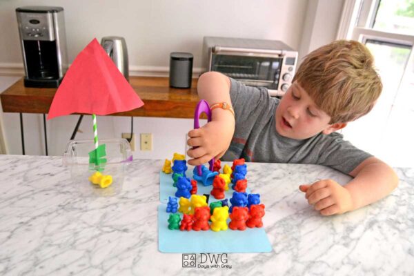 Fine Motor Bear Grab - Days With Grey