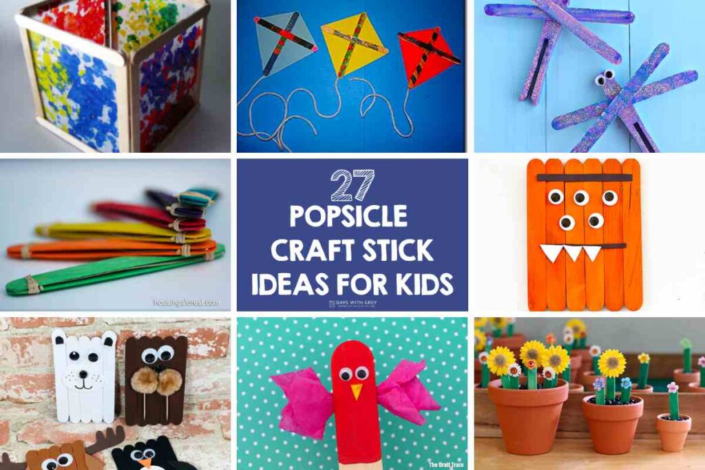 27 Easy DIY Popsicle Stick Craft Ideas - Days With Grey
