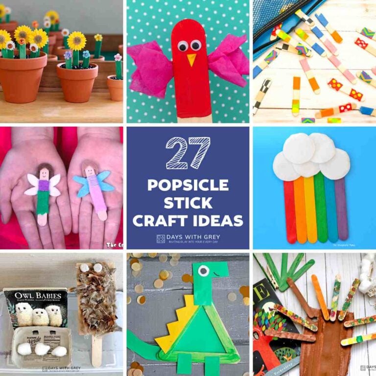 27 Easy DIY Popsicle Stick Craft Ideas - Days With Grey