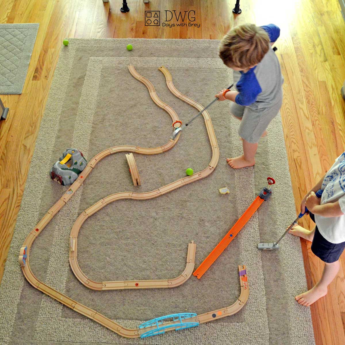 Preschool Indoor Mini Golf - Days With Grey