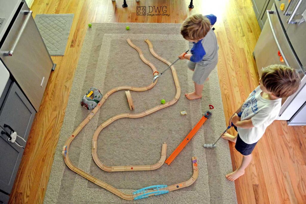 Preschool Indoor Mini Golf - Days With Grey