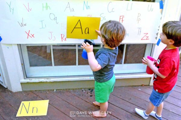 Splash the Alphabet - Days With Grey