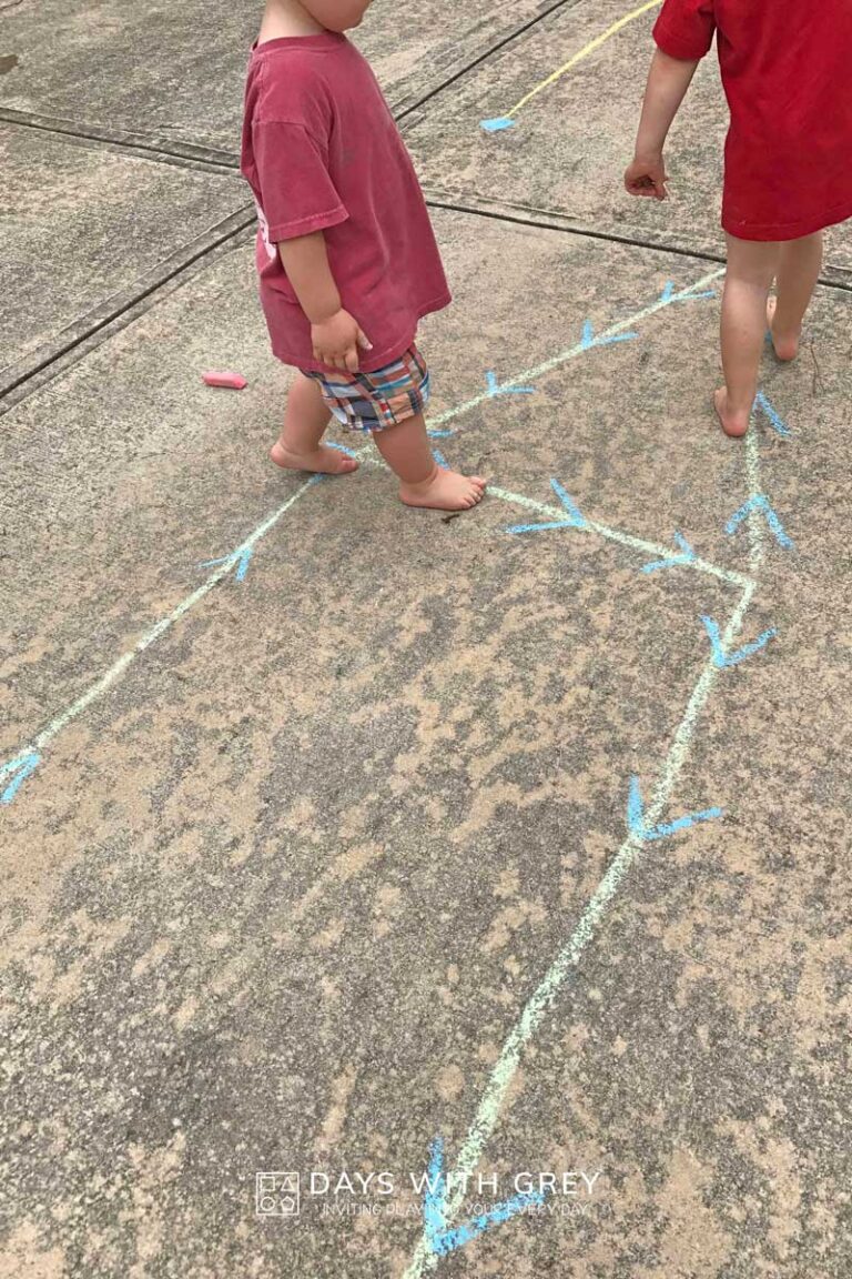 Practice Prewriting with Movement - Days With Grey