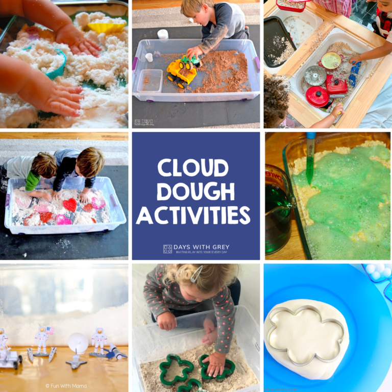 Cloud Dough Sensory Play Activity Guide - Days With Grey
