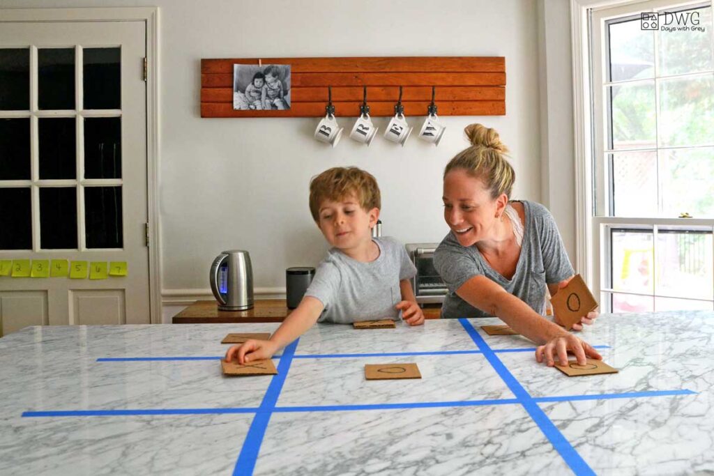 Kindergarten Tic-Tac-Toe - Days With Grey