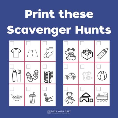 FREE Printable Scavenger Hunts - Days With Grey
