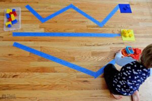 Preschool Color Sorting with Movement - Days With Grey