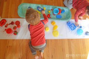Primary Color Toy Hunt - Days With Grey