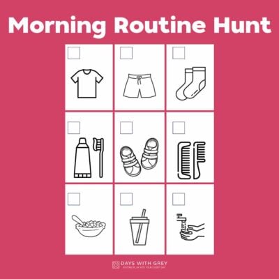 FREE Printable Scavenger Hunts - Days With Grey