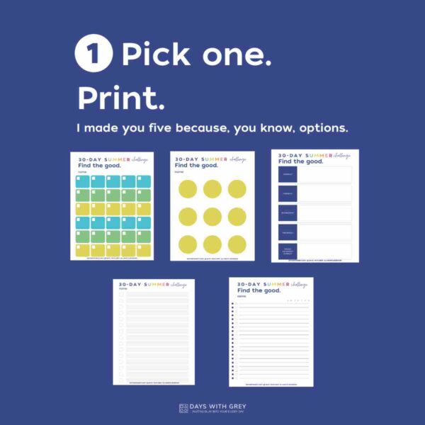 30-Day Summer Challenge - Days With Grey