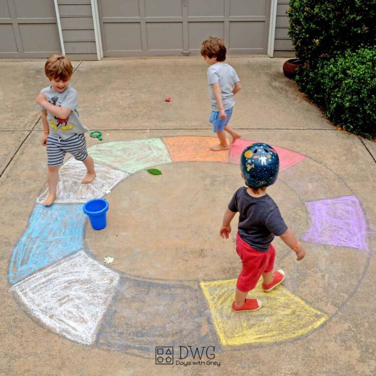 13 Sidewalk Chalk Activities for Kids - Days With Grey