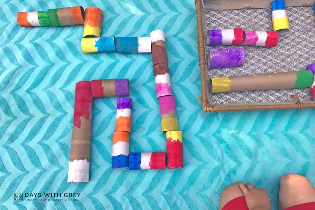 Paper Roll Color Maze - Days With Grey