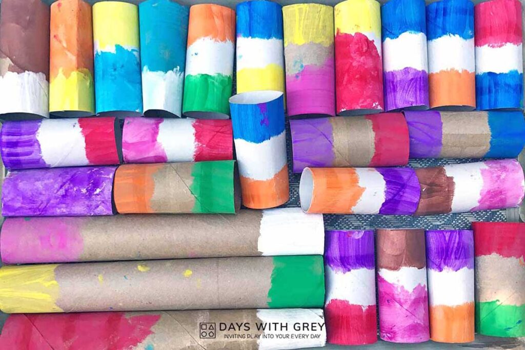 Paper Roll Color Maze - Days With Grey