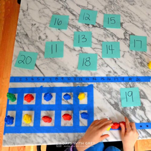 25 Painter's Tape Activities for Kids - Days With Grey