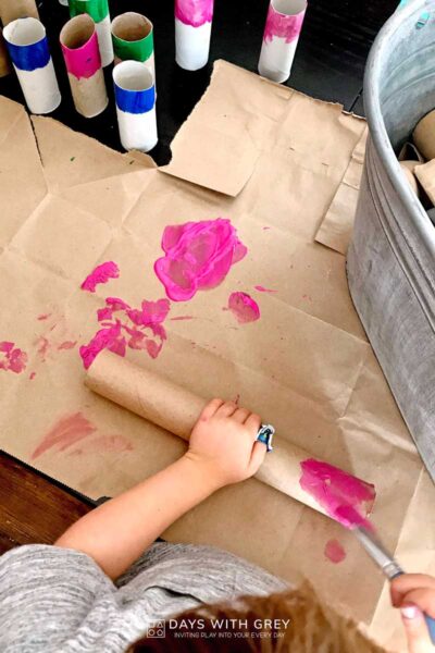 Paper Roll Color Maze - Days With Grey