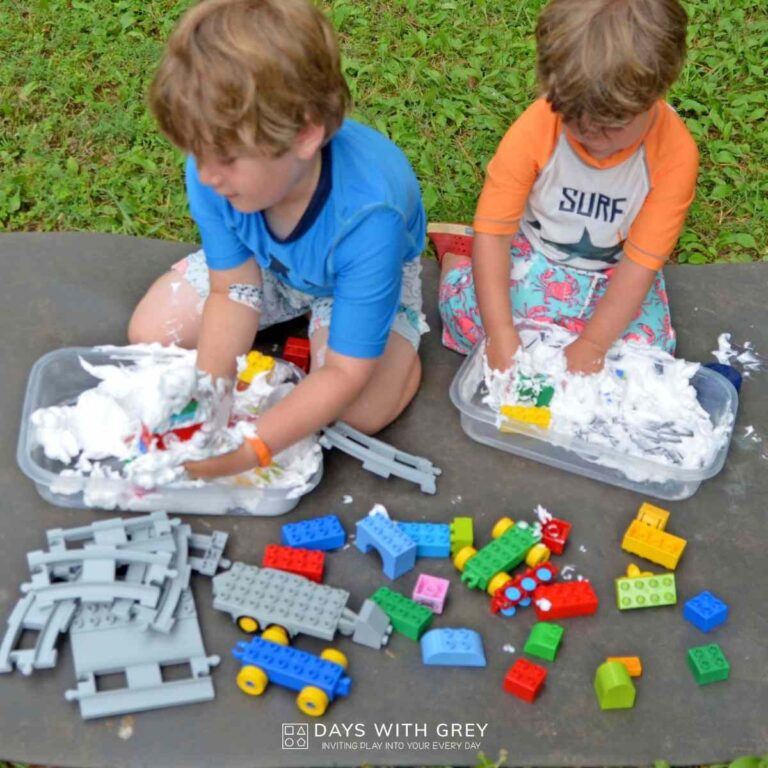 12 Shaving Cream Sensory Activities for Kids - Days With Grey