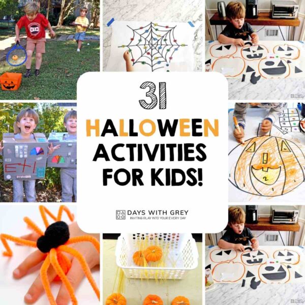 31 Halloween Activities for Kids - Days With Grey