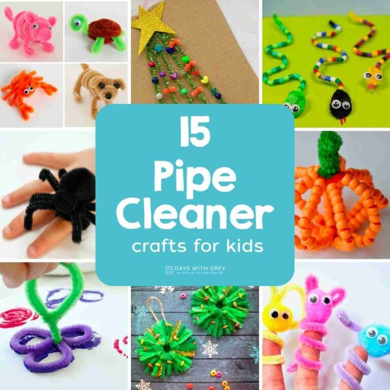 15 Simple Pipe Cleaner Crafts - Days With Grey
