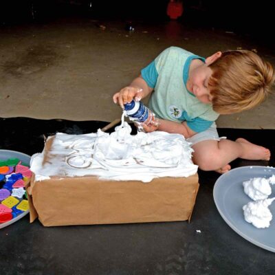 12 Shaving Cream Sensory Activities for Kids - Days With Grey