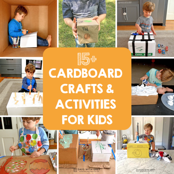 15 Cardboard Crafts for Kids - Days With Grey