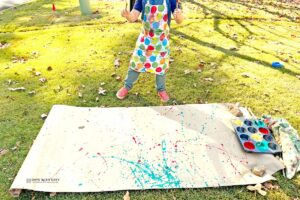 How to Splatter Paint for Kids - Days With Grey