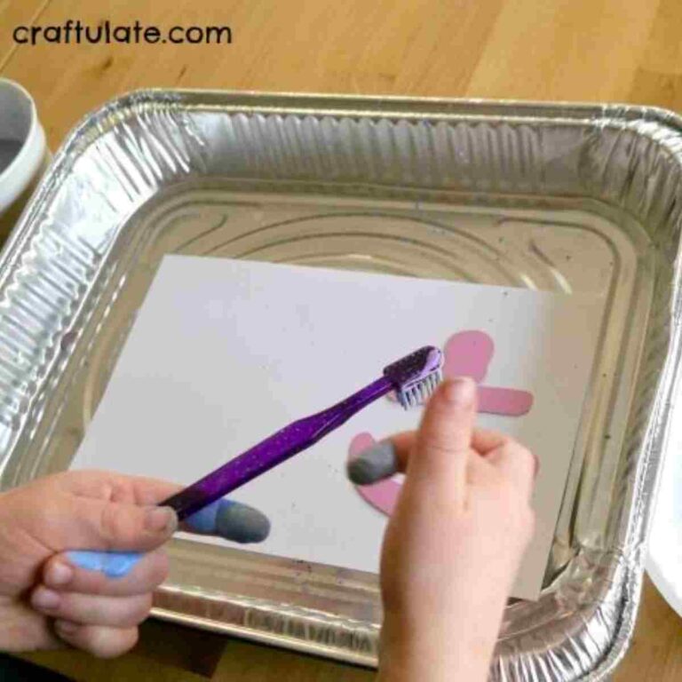 How to Splatter Paint for Kids - Days With Grey