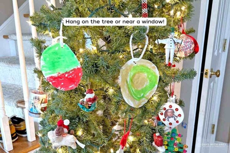 Easy Kid's Christmas Ornament Activity - Days With Grey