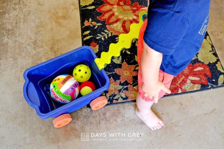 Preschool Ball Toss - Days With Grey