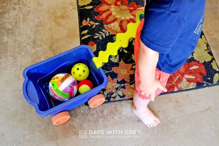 Preschool Ball Toss - Days With Grey