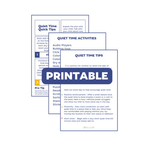 Parent's Guide to Quiet Time for Kids - Days With Grey