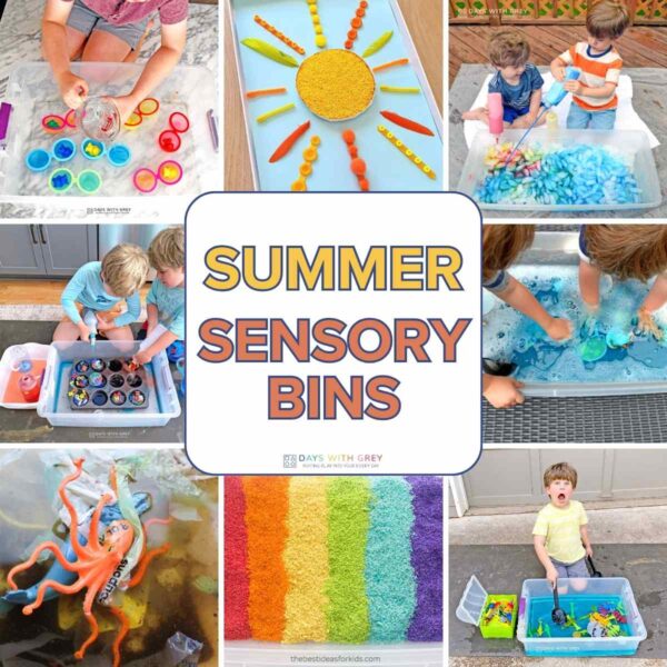 21 Summer Sensory Bin Activities - Days With Grey