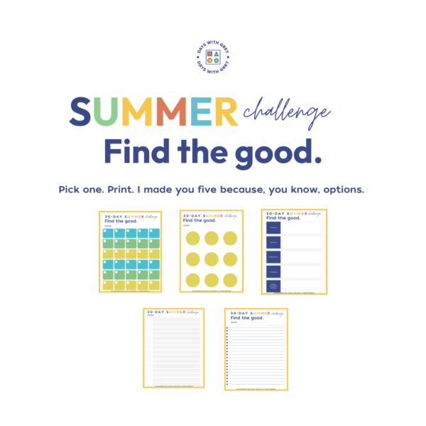 Life Skills for Big Kids Printables - Days With Grey