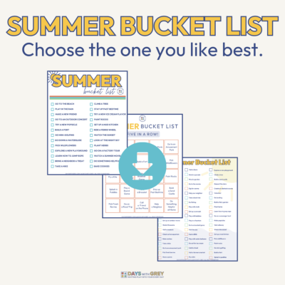 Your Ultimate Summer Bucket List - Days With Grey