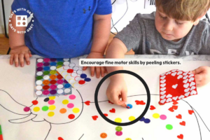 Elmer the Elephant Sticker Activity - Days With Grey