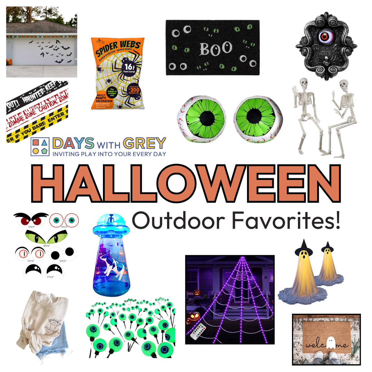 Halloween Pumpkin Relay- Days With Grey