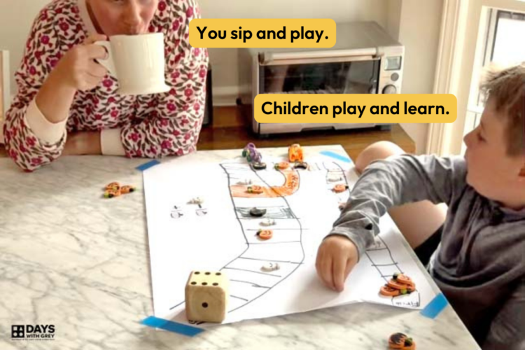 Collect the Pumpkins; A Preschool Halloween Counting Game - Days With Grey